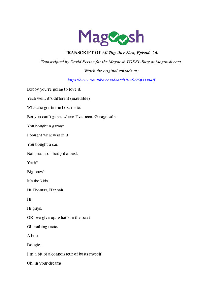 ATN26 Transcript | PDF