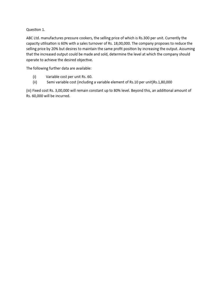 Optimal Output for Price Reduction | PDF | Business