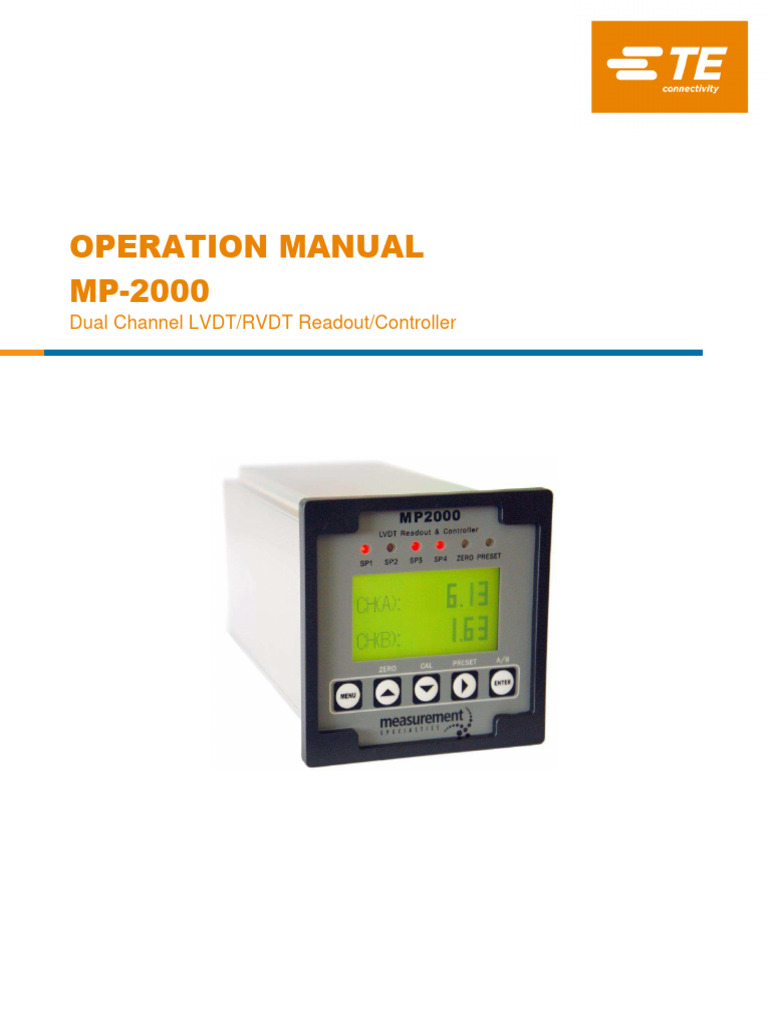 ENG SS MP2000 Operation Manual A | PDF | Relay | Electronic Oscillator