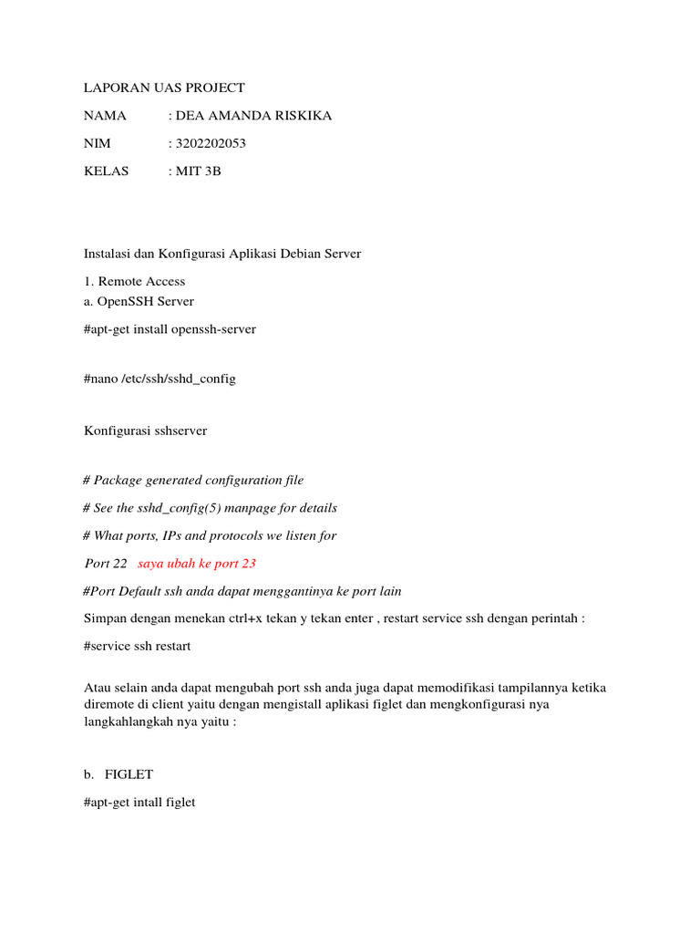 Laporan Project Uas | PDF | Komputer