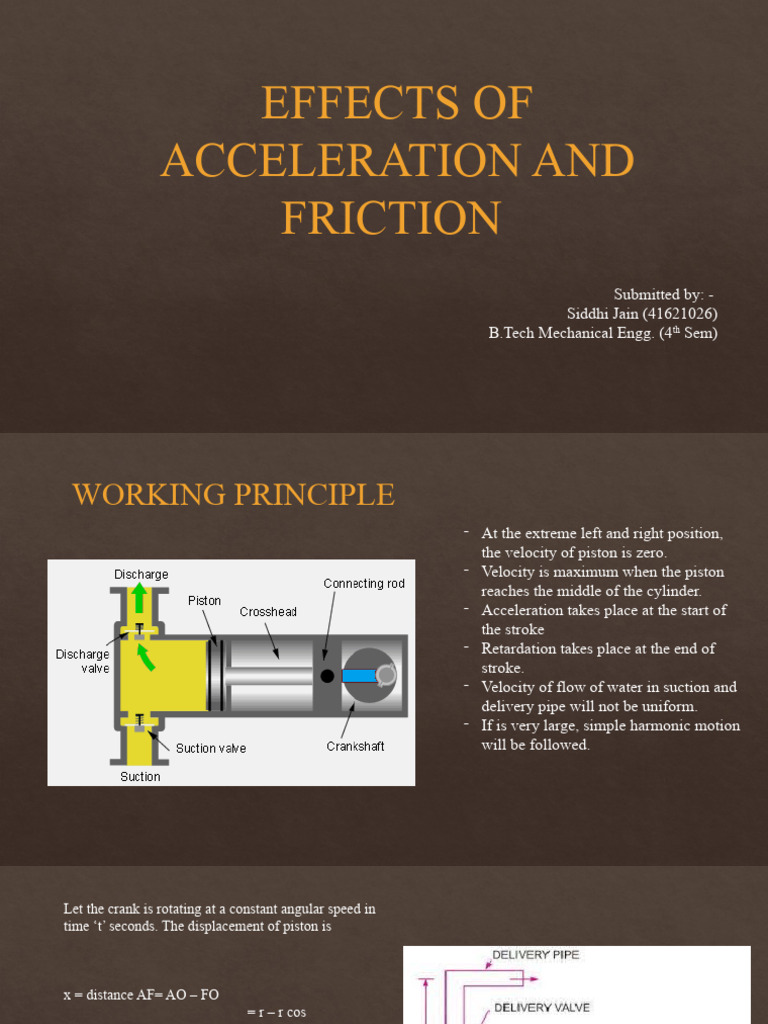 Acceleration and Friction | PDF