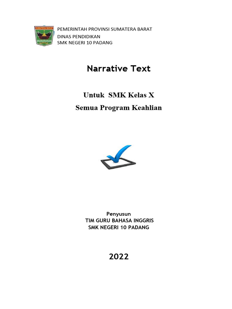 MODUL AJAR Bing - Narrative | PDF