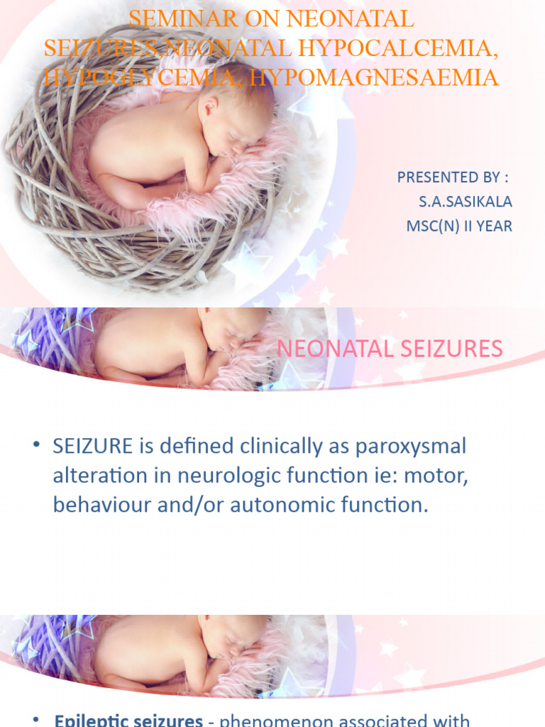 Neonatal Seizures | PDF | Medical Specialties | Causes Of Death