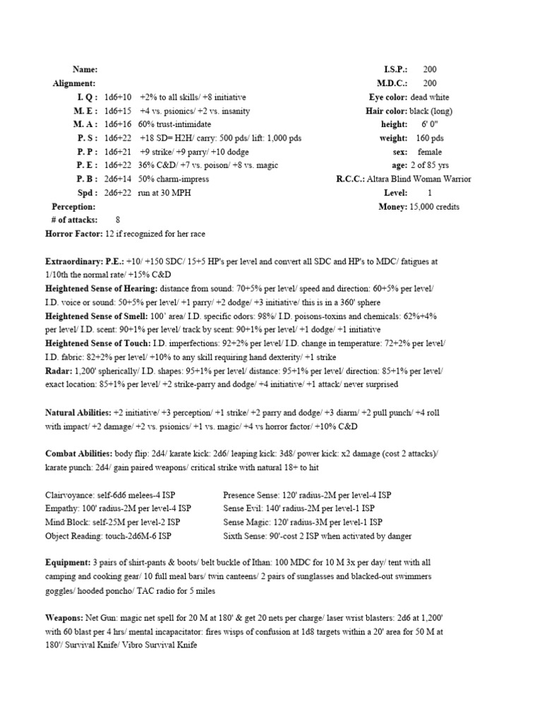 Steve BlindWarrior | PDF | Odor