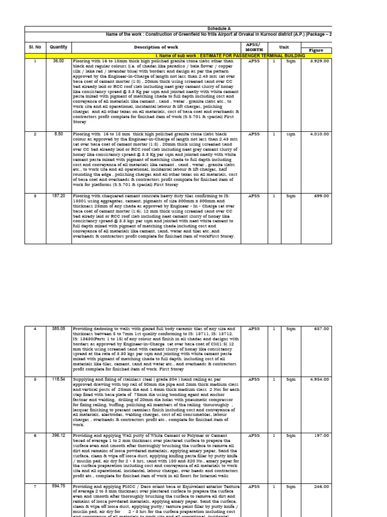 Boq | PDF | Paint | Door