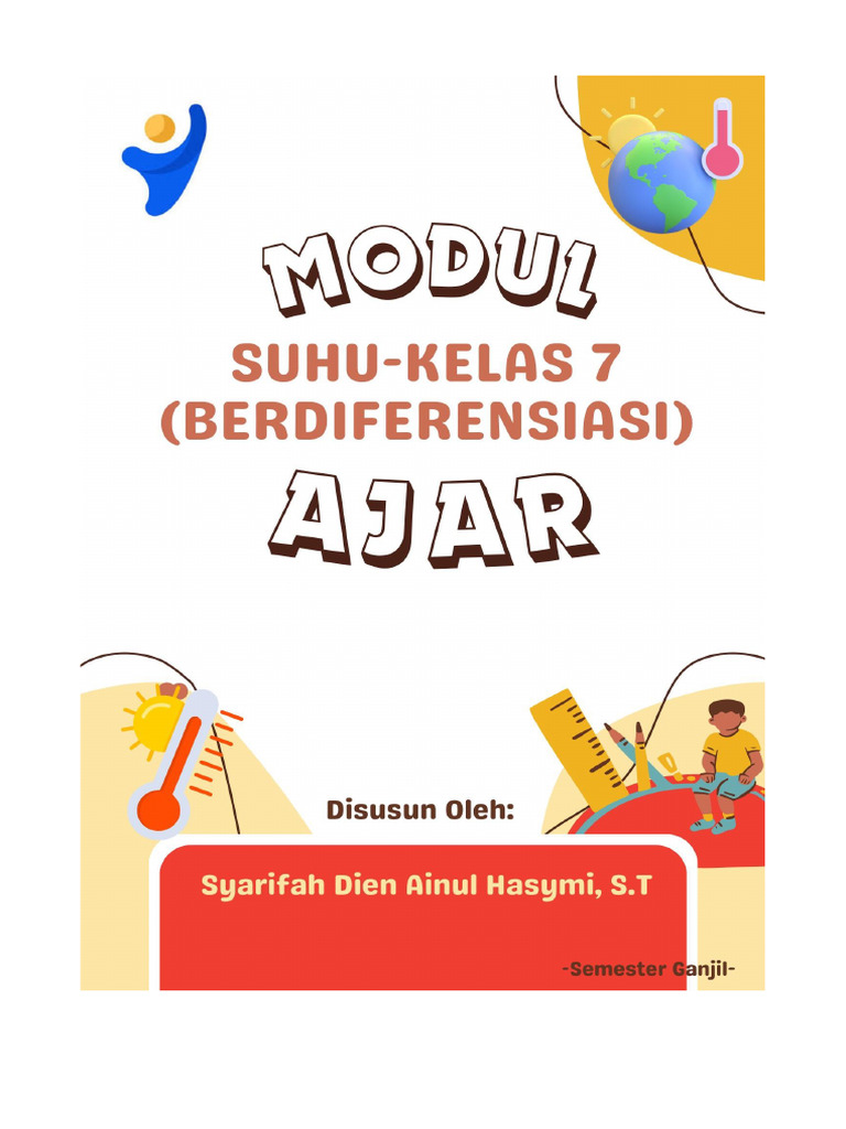 Modul Ajar Ilmu Pengetahuan Alam (IPA) - SUHU (Pembelajaran ...