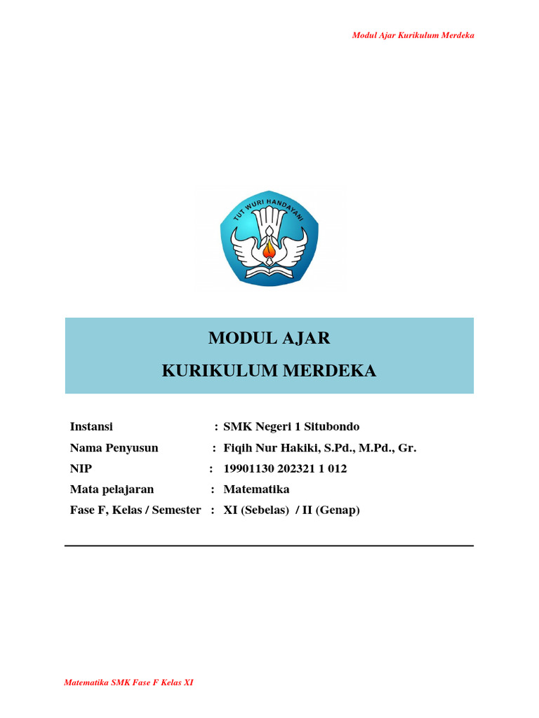 Modul Ajar Bab Diagram Pencar Kelas XI SMK | PDF