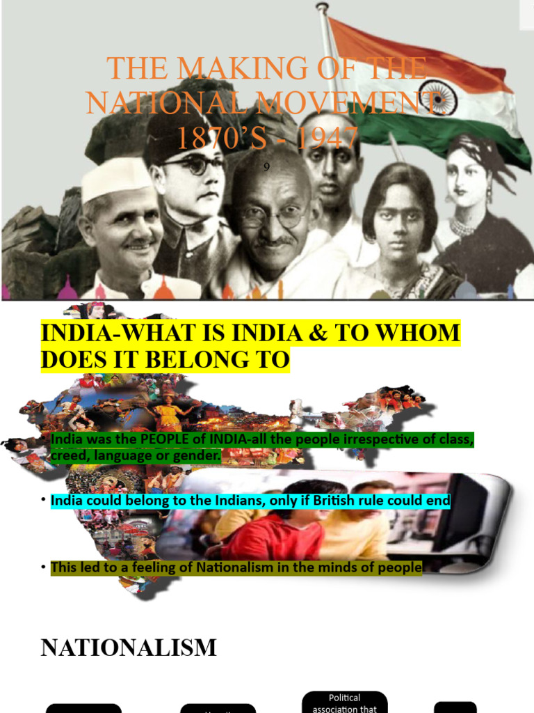 Key Phases of India's National Movement | PDF | British Raj | Partition ...