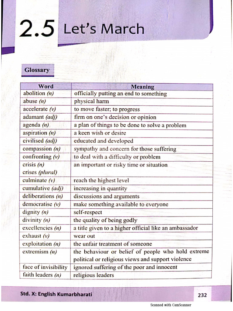 2.5) Let's March | PDF