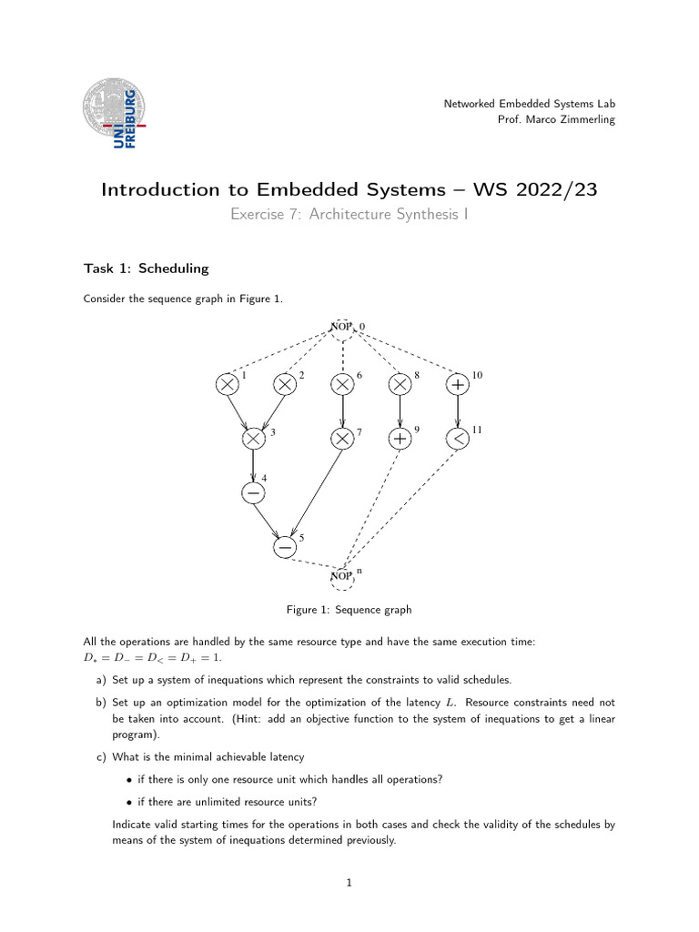 Exercise7 - Introduction For Embedded Systems | PDF | Computing | Graph ... Exercise7 - Introduction For Embedded Systems | PDF | Computing | Graph ...