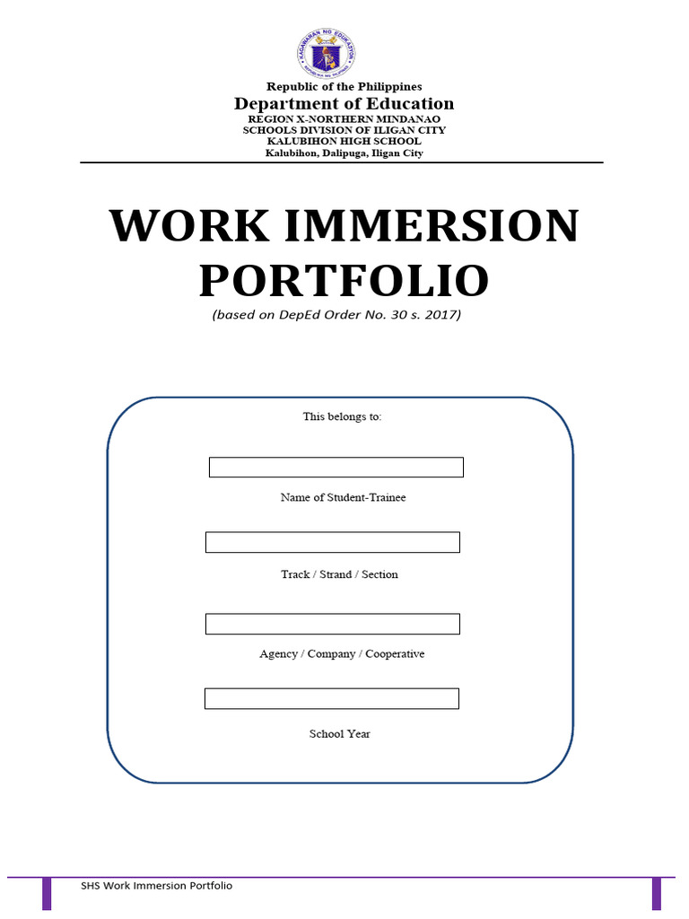 Work Immersion Final | PDF | Job Interview | Business Process