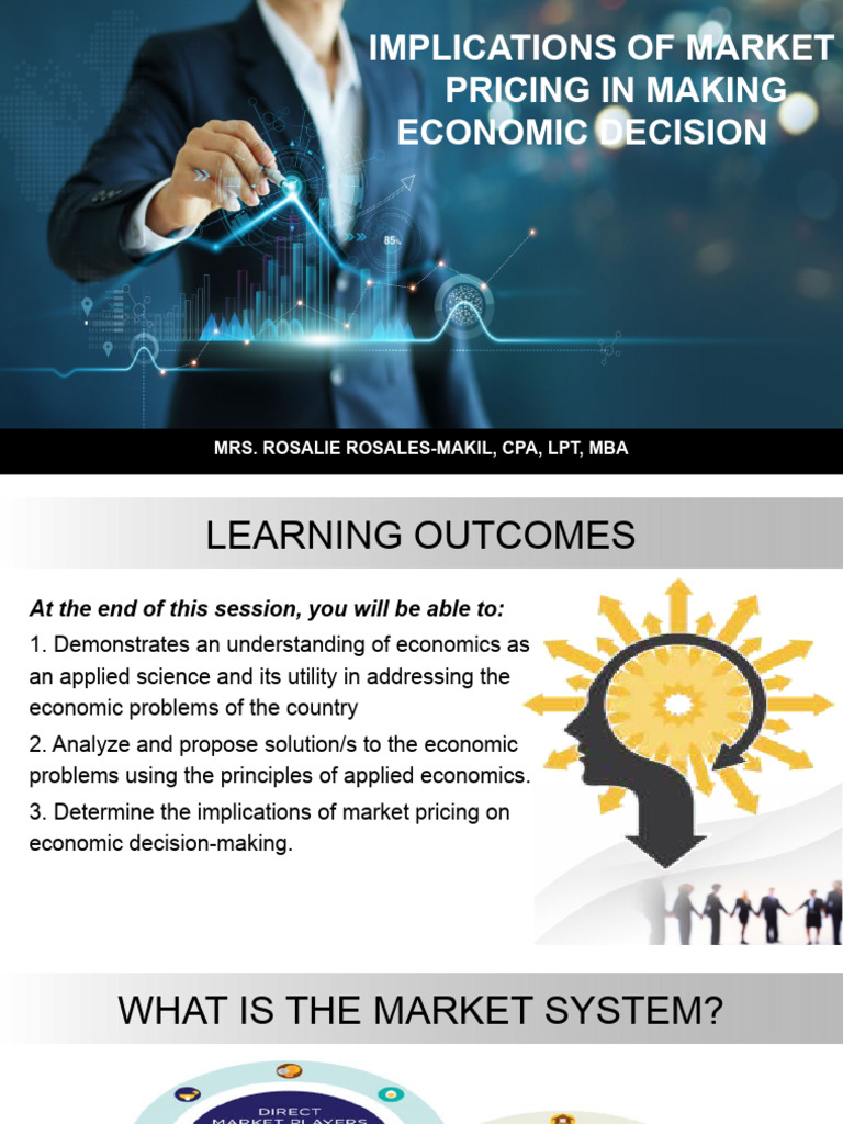 Implications of Market Pricing in Making Market Economic Decision | PDF