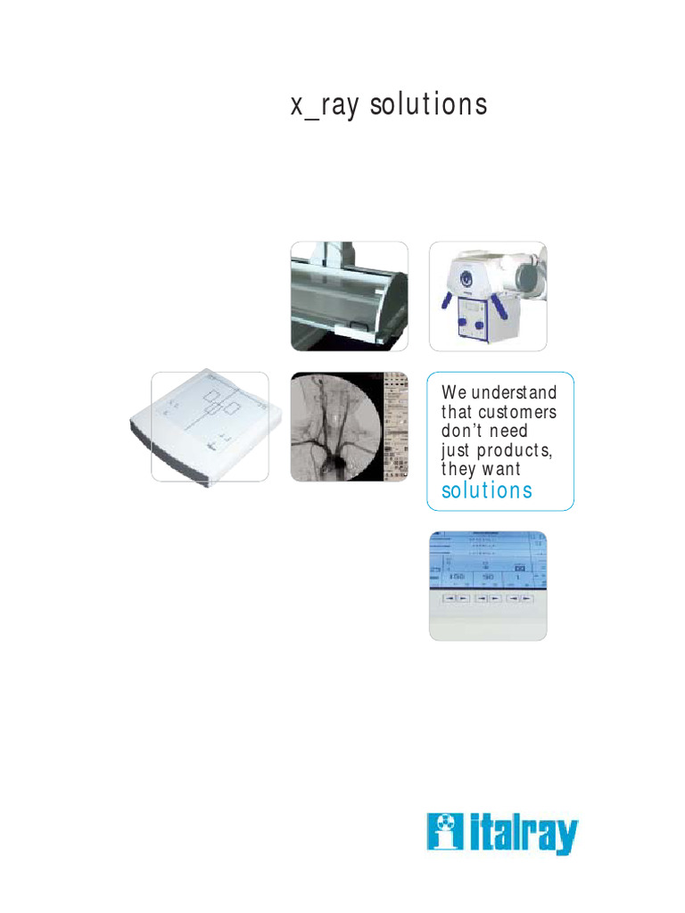 ITALRAY X-Ray Solutions en | PDF | Radiography | Imaging