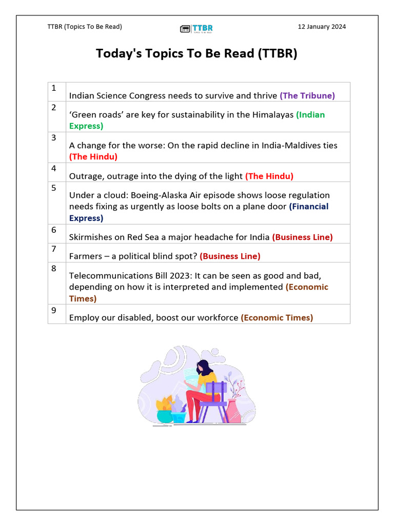 Today's Topics to Read - 12 Jan 2024 | PDF | Science | Petroleum