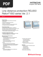 REF650 Advanced Distribution System Protection Brochure en-4CAE001685 ...