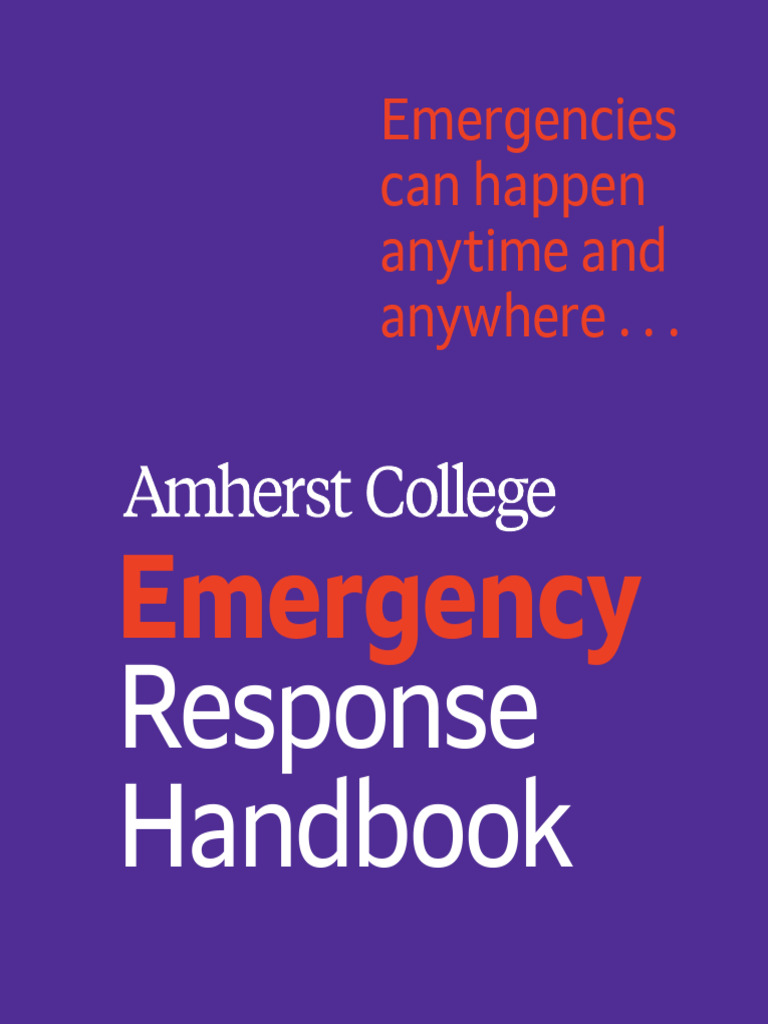 Emergency Response Handbook | PDF
