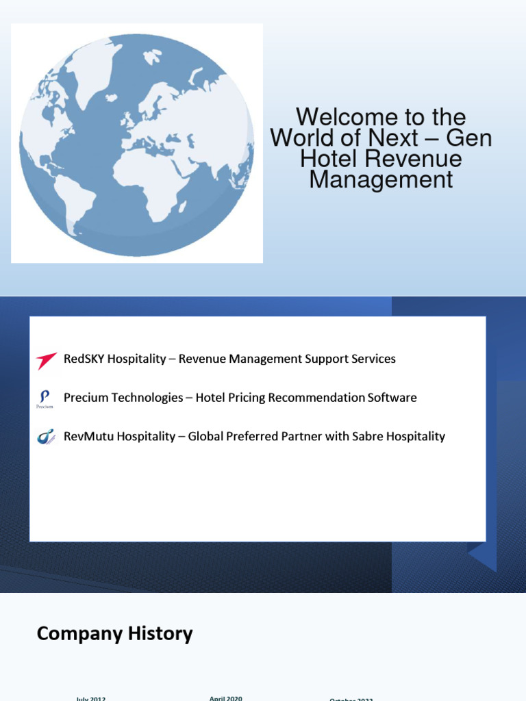 RedSKY Hospitality Company Overview | PDF | Pricing | Computing