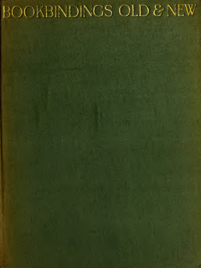 Bookbindingsoldn00matt 0 | PDF | Bookbinding | Books