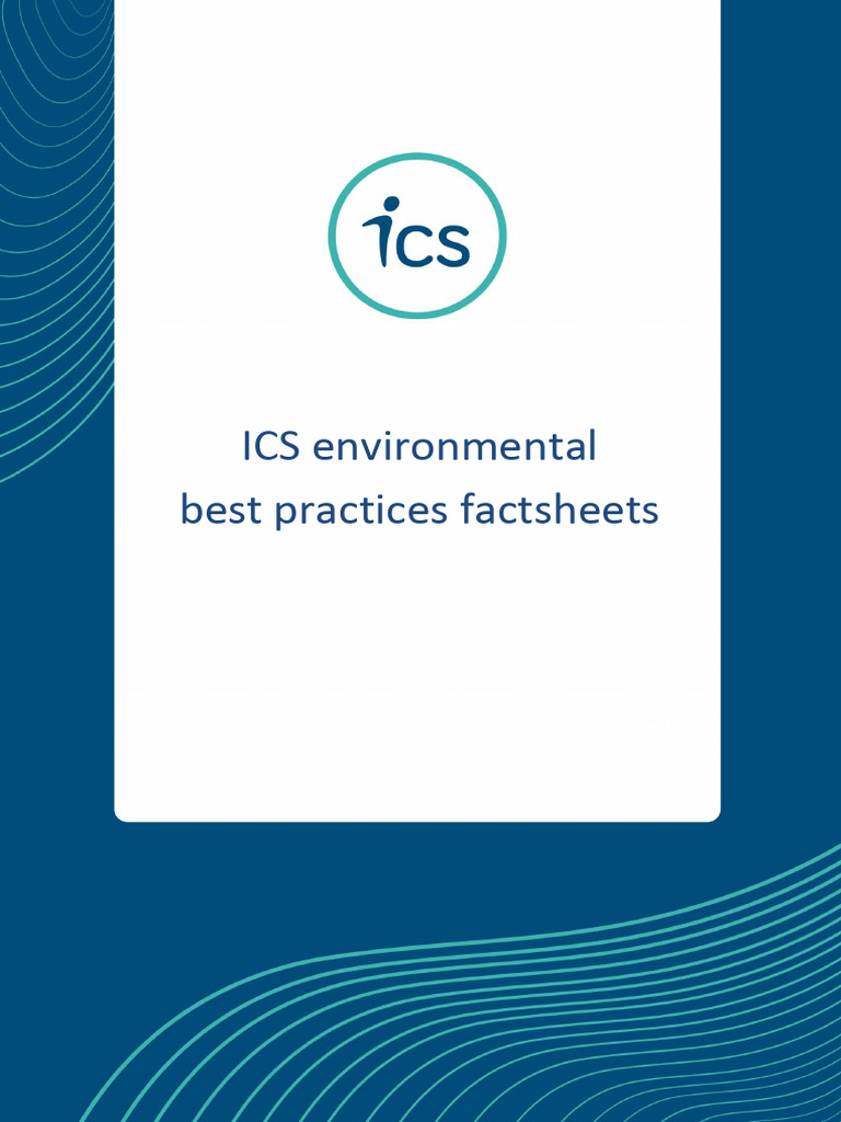 2018.06 ICS Environmental Best Practices Factsheets ALL | PDF ...