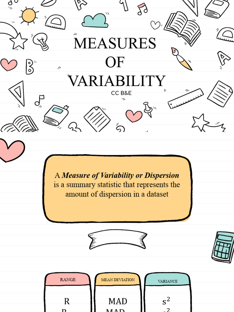 Measures of Variability | PDF | Technology & Engineering