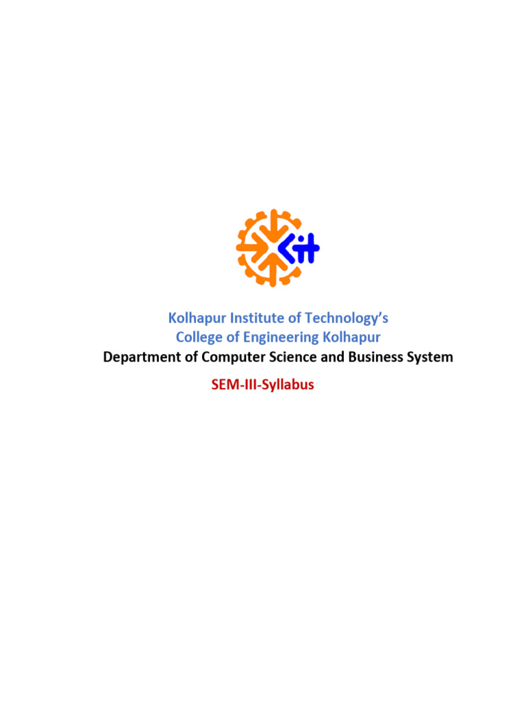 S. Y. CSBS-Syllabus Contents | PDF | Central Processing Unit | Computer Engineering