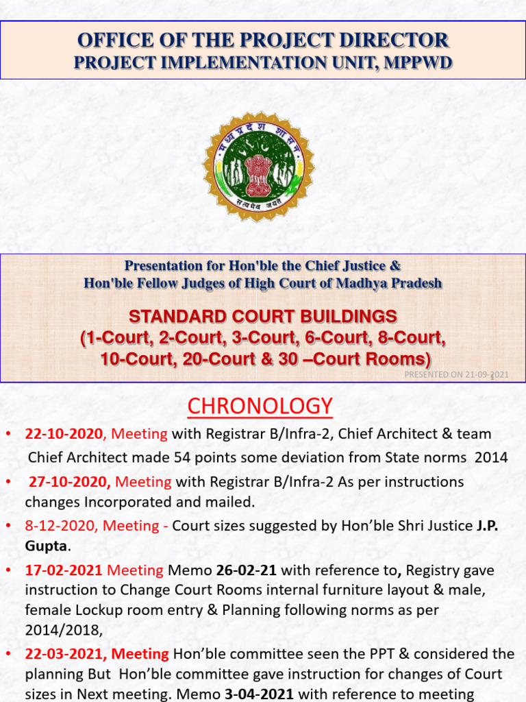 Standard Court Rooms Design | PDF