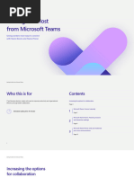 Microsoft Teams Plans for Businesses | PDF | Microsoft Office | Share Point