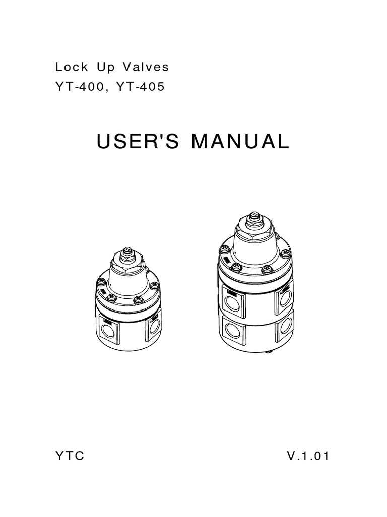 YT-400-405 Manual | PDF | Valve | Pressure