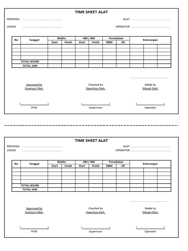 Time Sheet | PDF