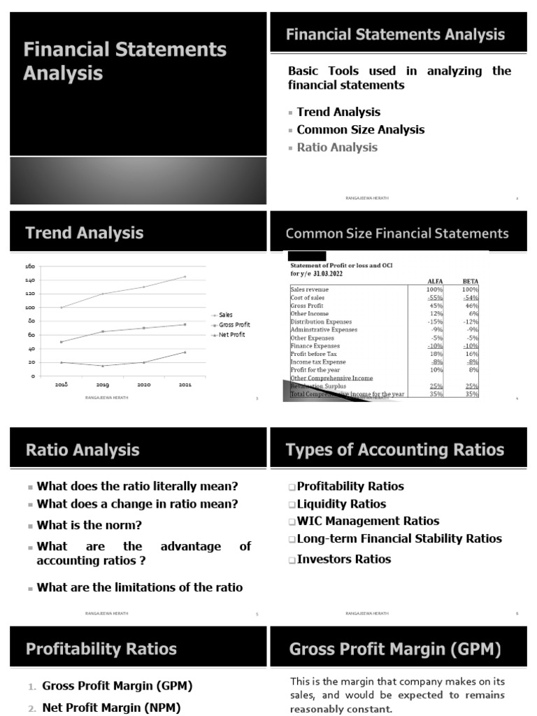 Financial Statements Analysis | PDF | Dividend | Net Income