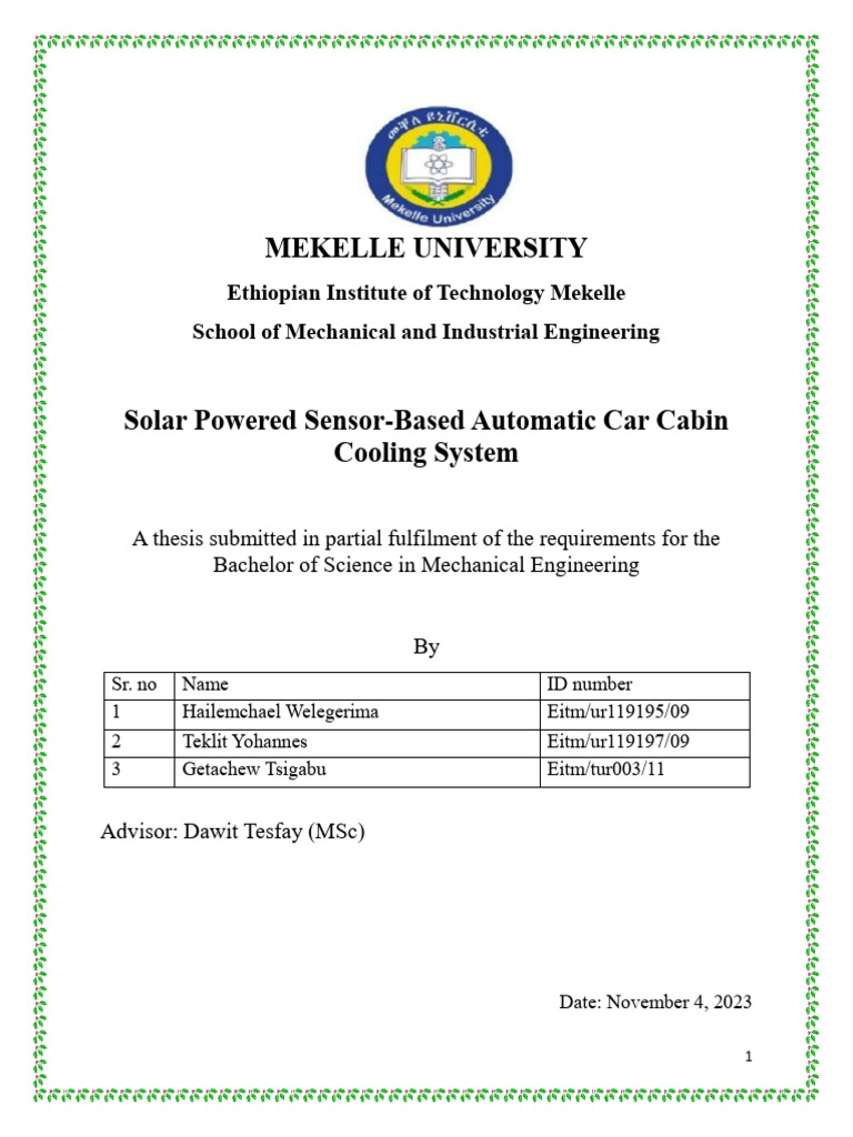 Thesis | PDF | Rechargeable Battery | Photovoltaics