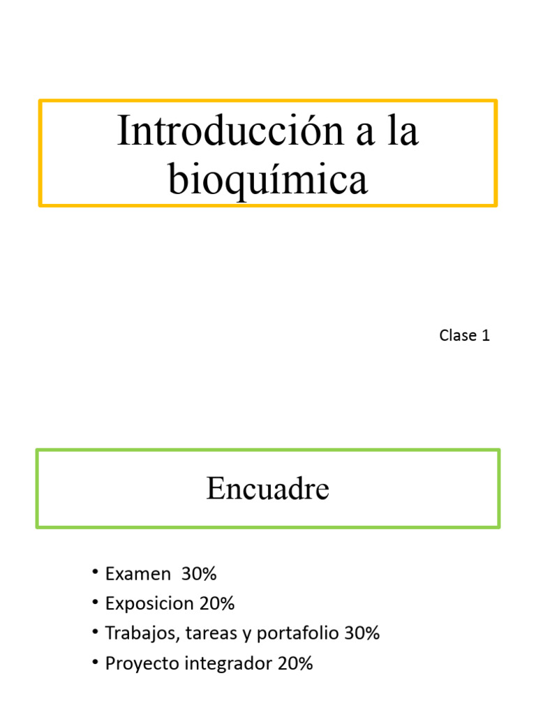 Introducción A La Bioquimica | PDF