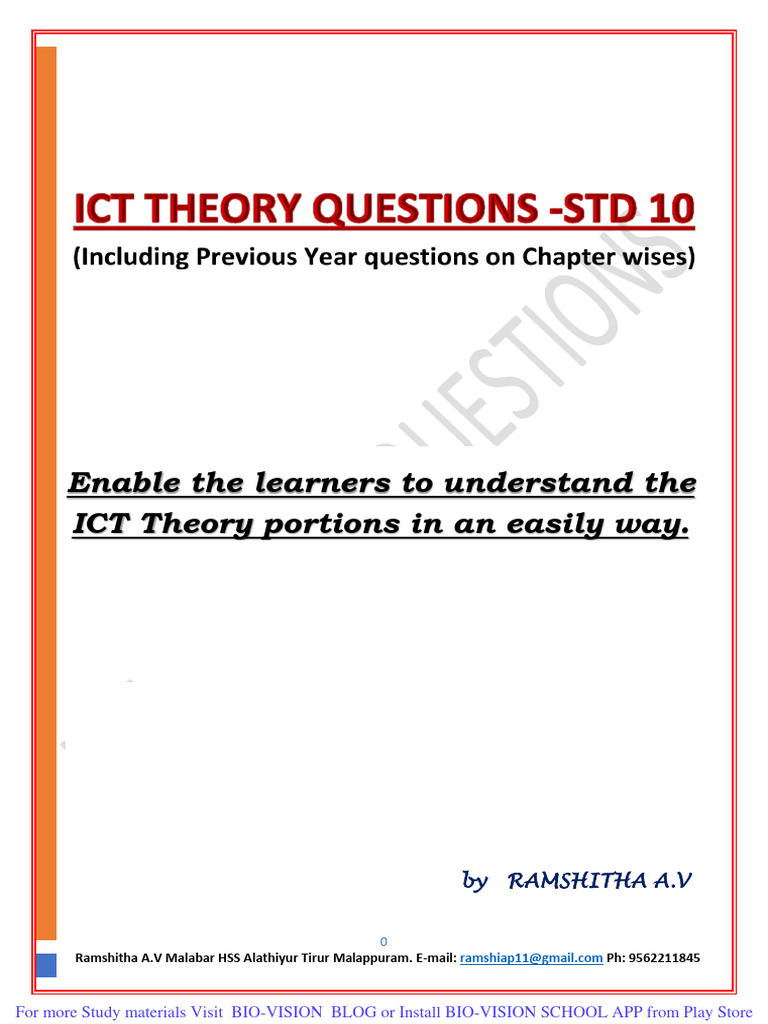 SSLC ICT Theory EM Questions and Answers | PDF | Search Engine Indexing ... SSLC ICT Theory EM Questions and Answers | PDF | Search Engine Indexing ...