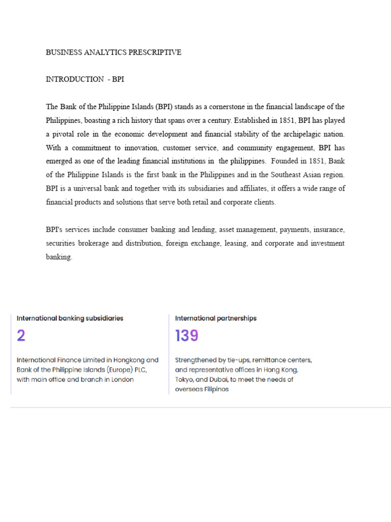 Bpi Draft | Download Free PDF | Banks | Financial Services