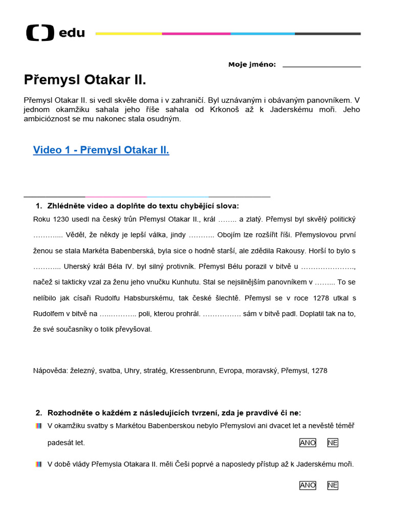 Premysl Otakar II | PDF