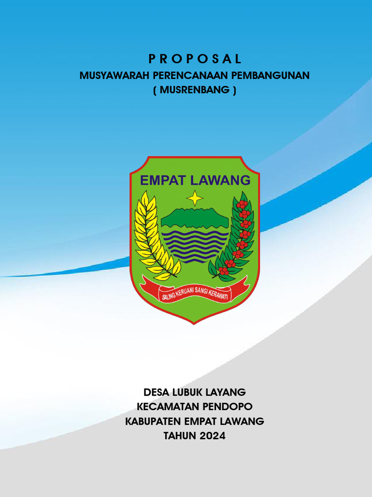 Proposal Musrenbang Tembok Penahan | PDF