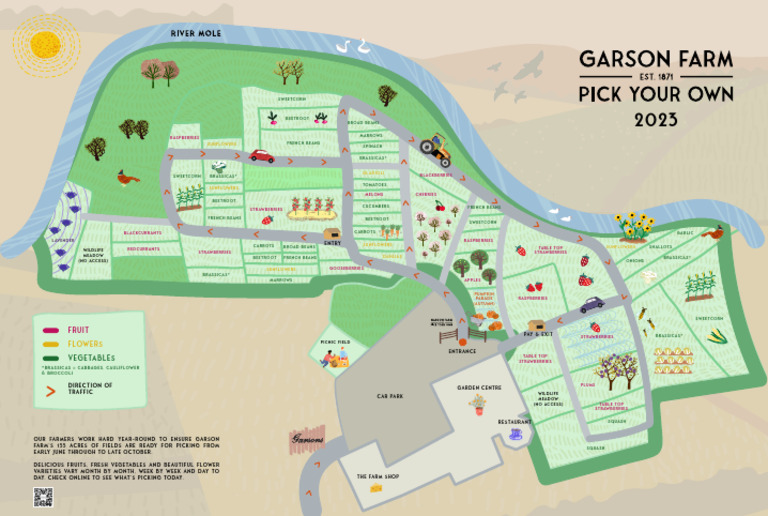 Garson Farm Pyo Crop Map 2023lr 646f857d1fda2 | PDF | Vegetables ...