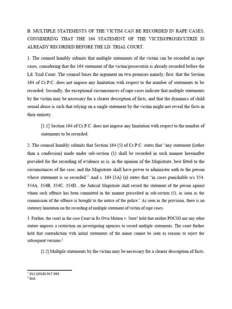 Issue 2 | PDF | Prosecutor | Rape