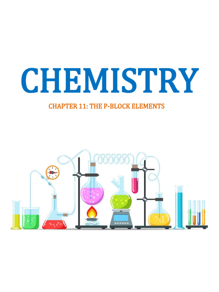 The P-Block Elements | PDF | Carbon | Boron