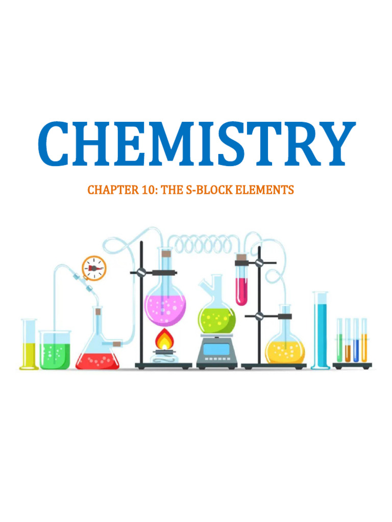The S-Block Elements | PDF