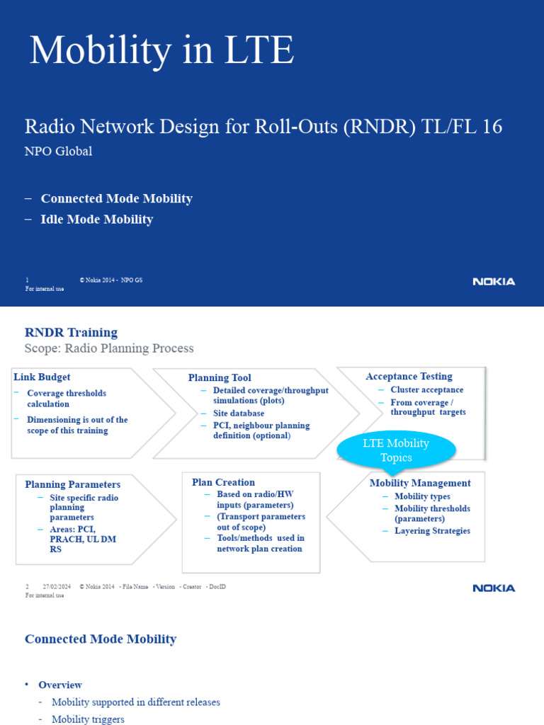 6 Mobility | PDF | Lte (Telecommunication) | Gsm
