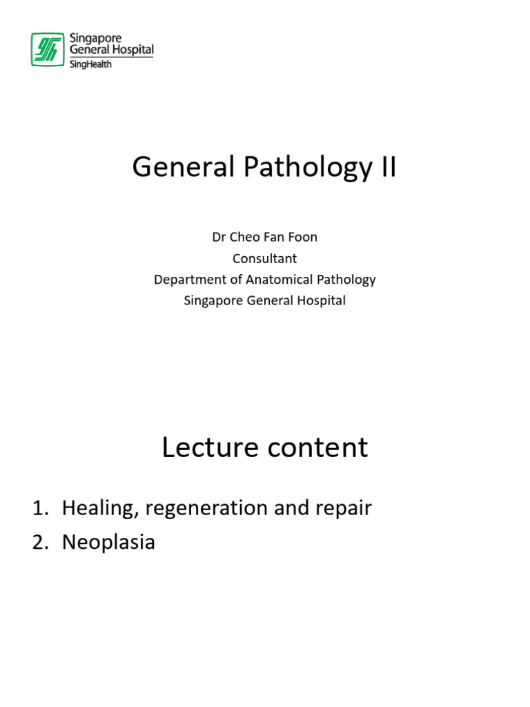 General Pathology II (NTU TCM) 2024 CFF | PDF
