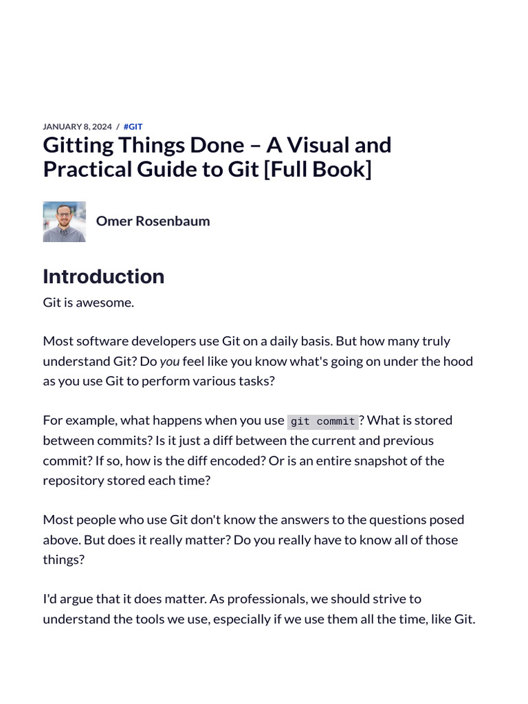Gitting Things Done - A Visual and Practical Guide To Git (Full Book ... Gitting Things Done - A Visual and Practical Guide To Git (Full Book ...