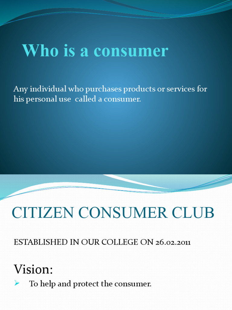 Functions of the Citizen Consumer Club | PDF | Business | Social Science