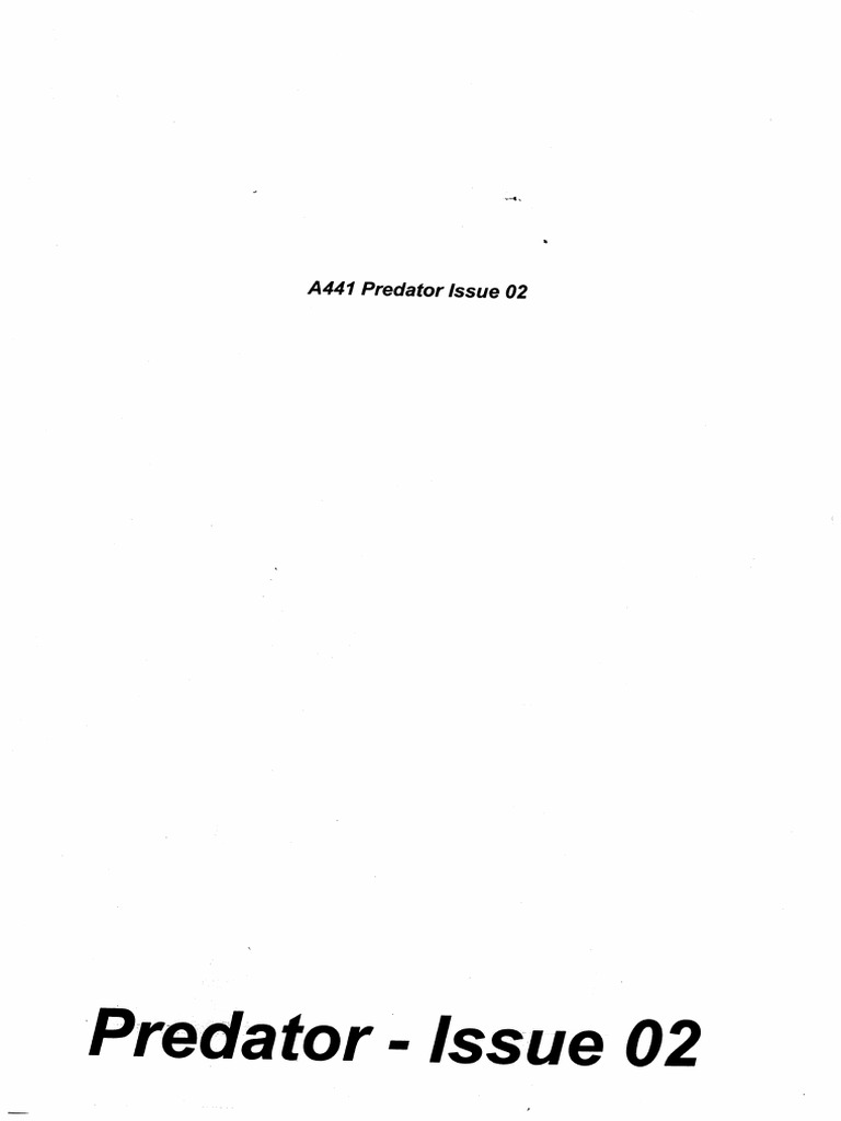A441 Predator | PDF