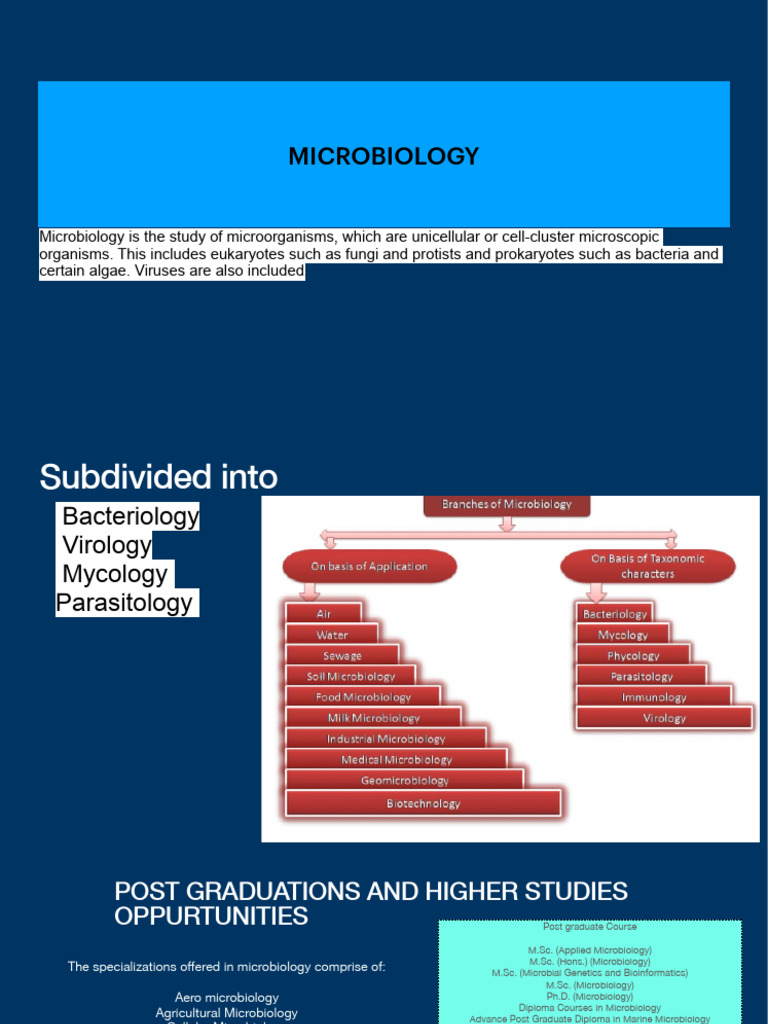 Microbiology Presentation | PDF