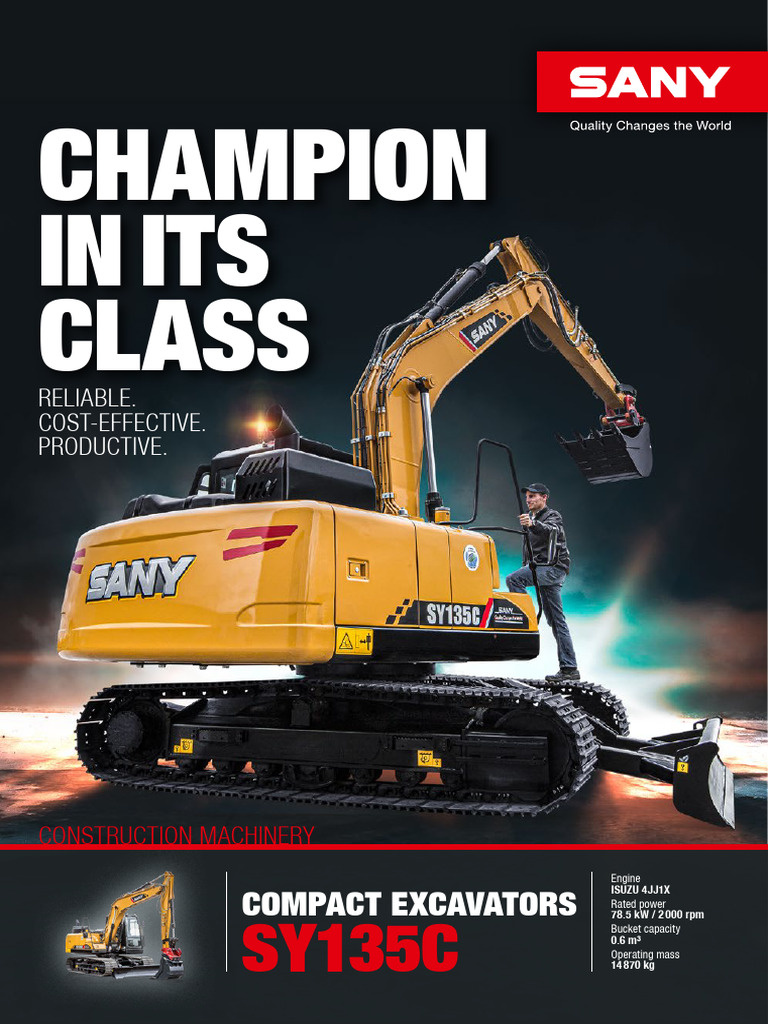 099 033 RZ Web Sany Bro Sy135c en | PDF | Engines | Fuel Efficiency