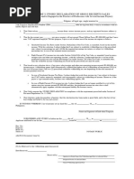 Income Payee'S Sworn Declaration of Gross Receipts/Sales (For Self ...