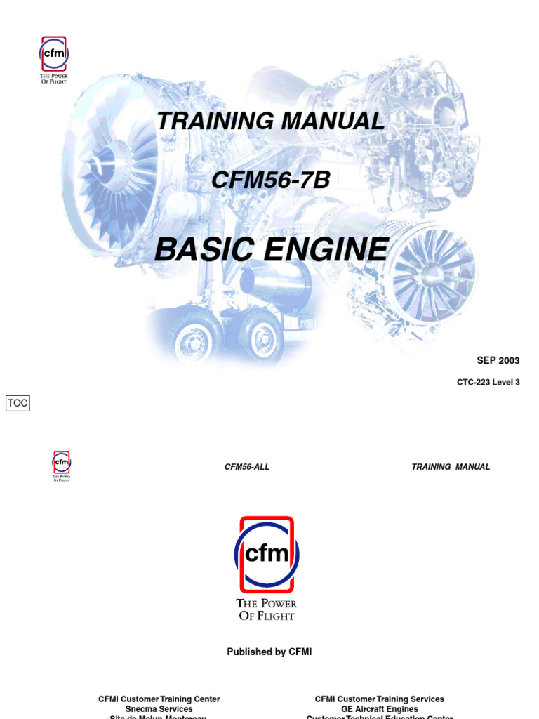 CFM 56-7B Basic Engine | PDF | Turbine | Aviation CFM 56-7B Basic Engine | PDF | Turbine | Aviation