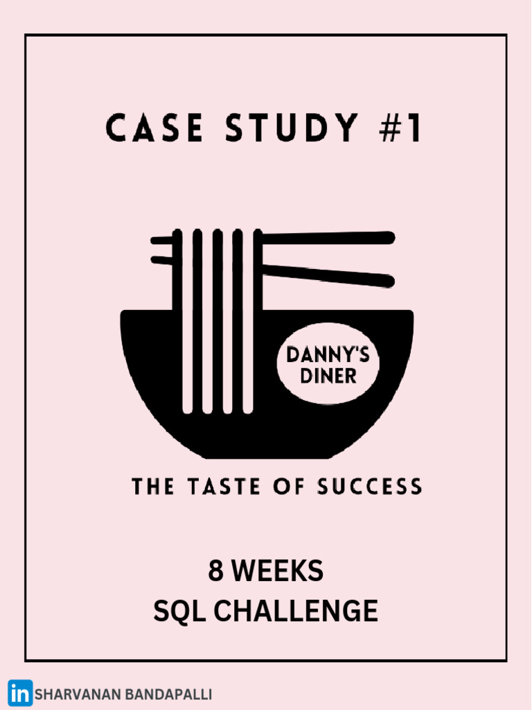 ? Danny Ma's SQL Challenge 1 - Danny's Diner ? | PDF | Business | Self-Improvement